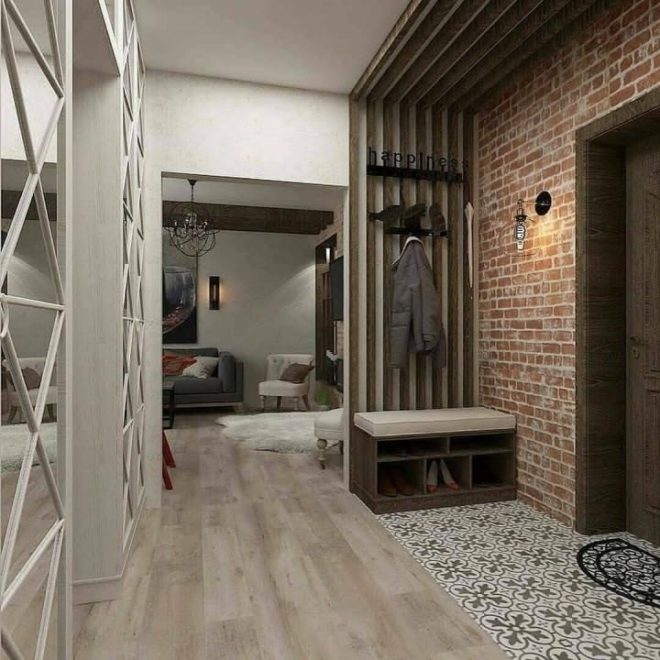 Loft-Style Hallway Design Ideas and 70+ Photos of the best interiors