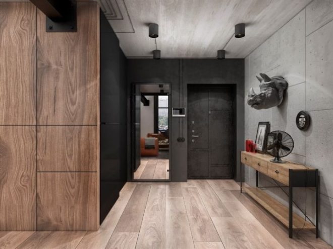 Loft-Style Hallway Design Ideas and 70+ Photos of the best interiors