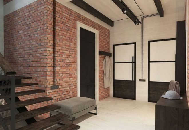 Loft-Style Hallway Design Ideas and 70+ Photos of the best interiors