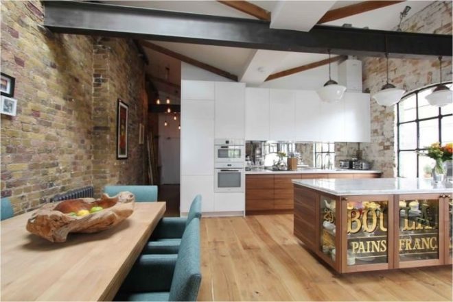 Loft-Style Kitchen Design Ideas and 70+ Photos of the best interiors