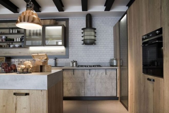 Loft-Style Kitchen Design Ideas and 70+ Photos of the best interiors