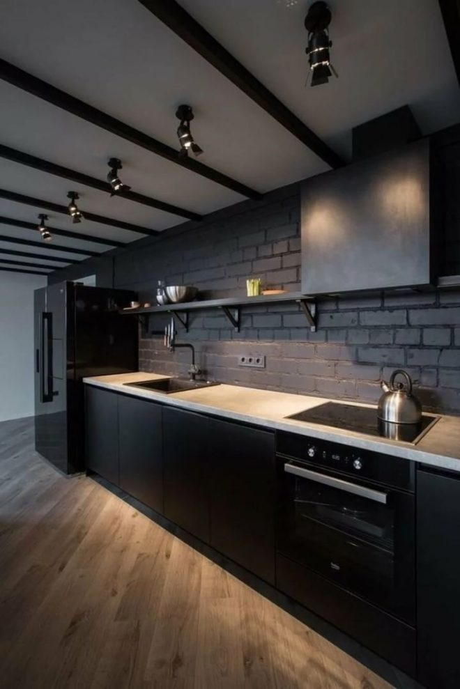 Loft-Style Kitchen Design Ideas and 70+ Photos of the best interiors