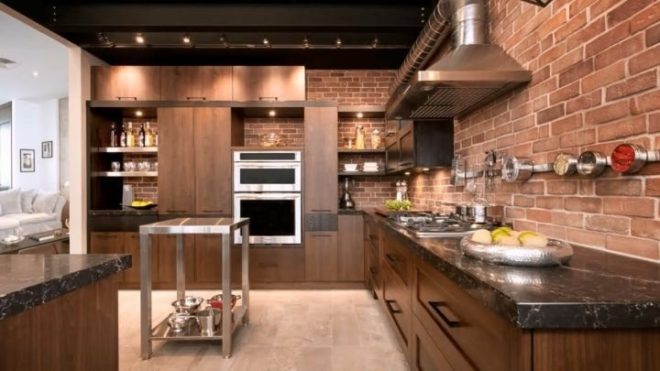 Loft-Style Kitchen Design Ideas and 70+ Photos of the best interiors