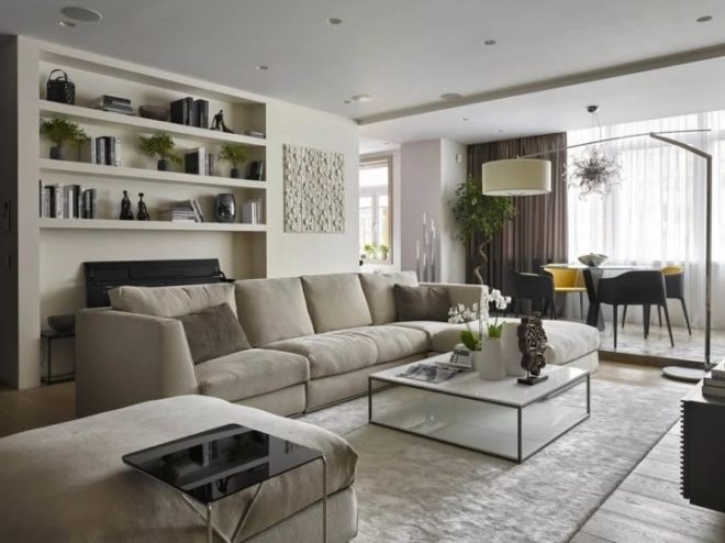 Modern Living Room Design Ideas and 50+ Photos of the best interiors