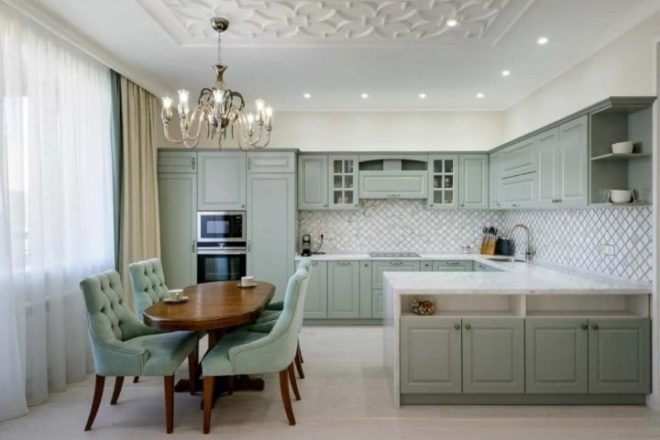 Neoclassical Kitchen Design Ideas and 80+ Photos