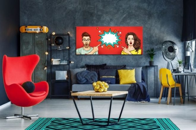 Pop Art Style Interior Design Ideas and 50+ Photos