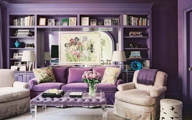 Purple Color in Interior Design
