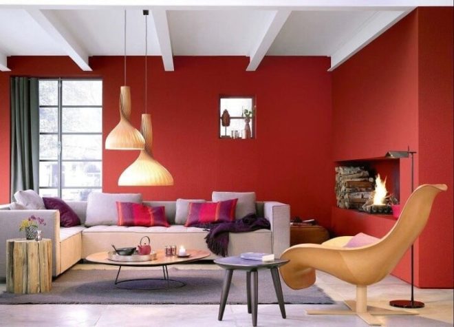 Red Color in Interior Design