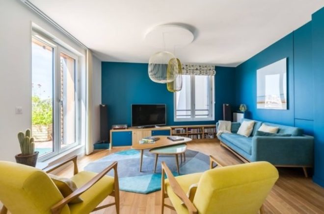 300 Blue Living Room Interior Design Ideas