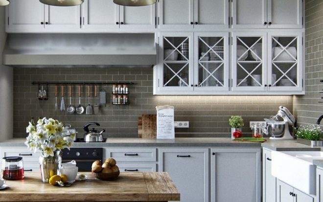 300 Gray Kitchen Design Ideas
