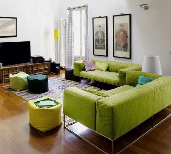 300 Green Living Room Interior Design Ideas